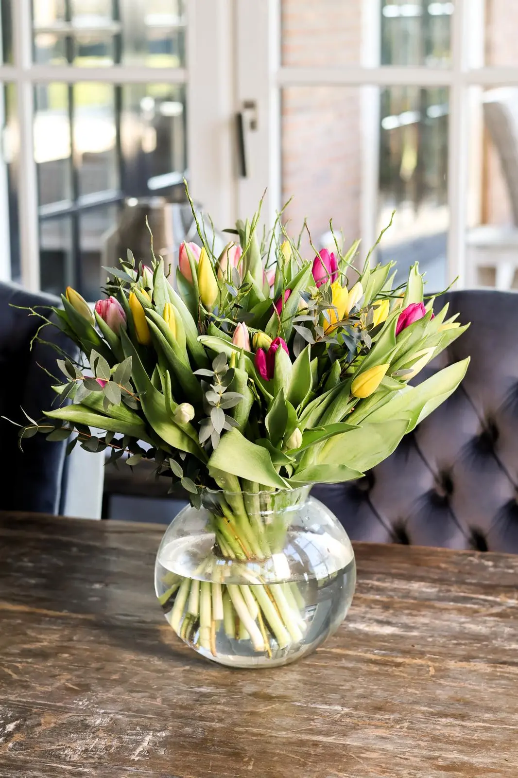 gemengde tulpen | Vrolijk boeket tulpen | Uwbloemenman.nl